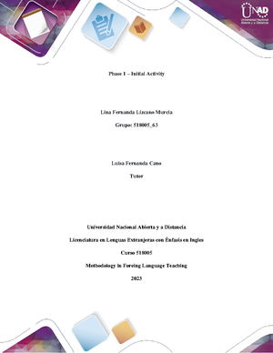 Phase 2 - Practical component - Pedagogical and Educational Practice ...