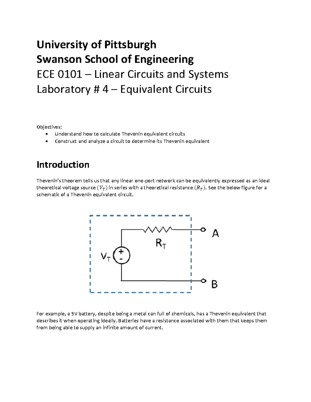 ECE0101 Lab4 - lab4 - University of Pittsburgh Swanson School of Engineering ECE 0101 – Linear ...