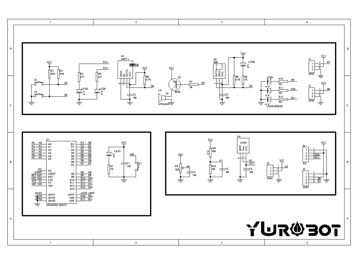 Easy Module Shield V 1 - notes - 1 2 3 4 A B C D 1 2 3 4 D C B A TX RX ...