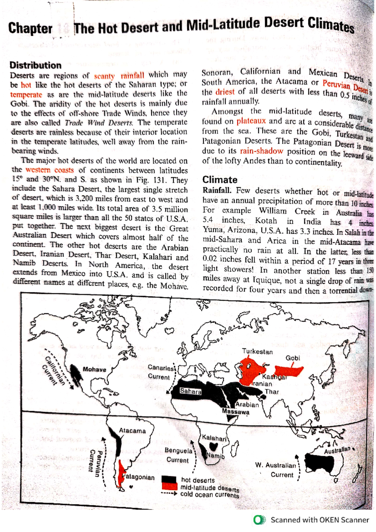 the hot desert and mid latitude desert climate - Geography - Studocu