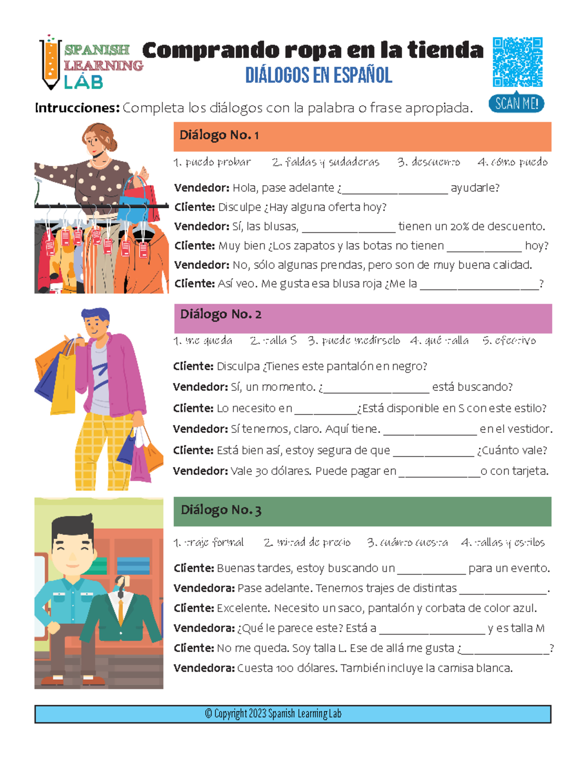 Shopping-for-clothes-spanish-dialogues-in-pdf-comprando-ropa-espaniol ...