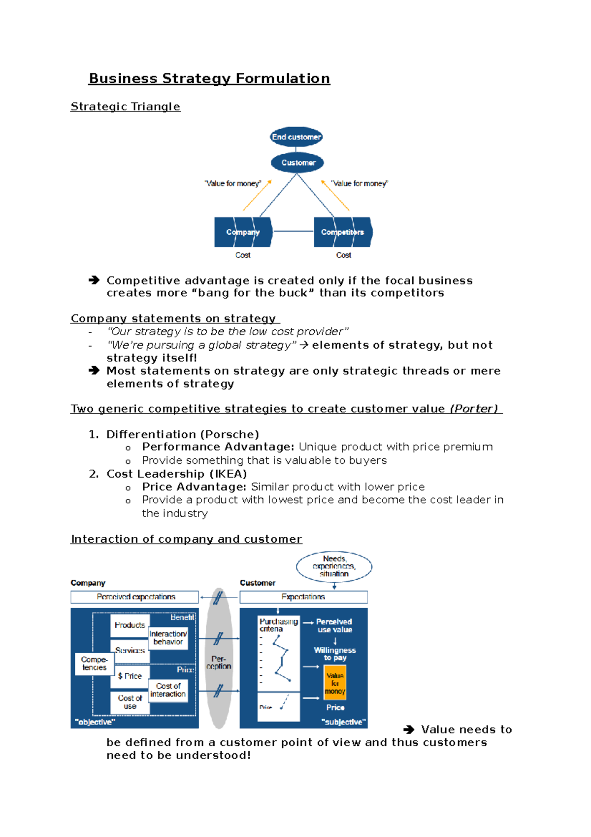 Business Strategy Formulation - Business Strategy Formulation Strategic ...