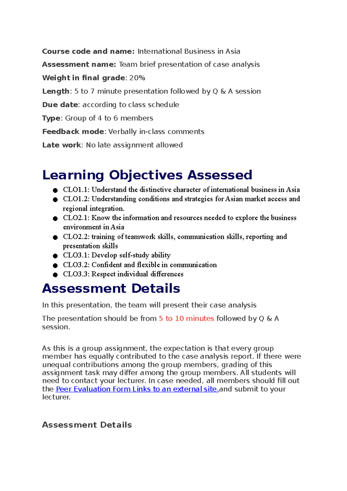 Assignment 3 Instruction DBA case analysis - Course code and name ...
