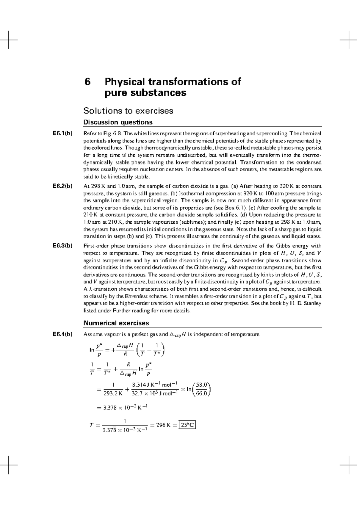 Chap06 - lectures - 6 Physical transformations of pure substances ...