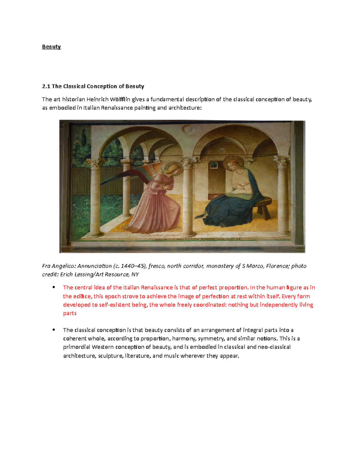 Beauty script - Beauty 2 The Classical Conception of Beauty The art ...