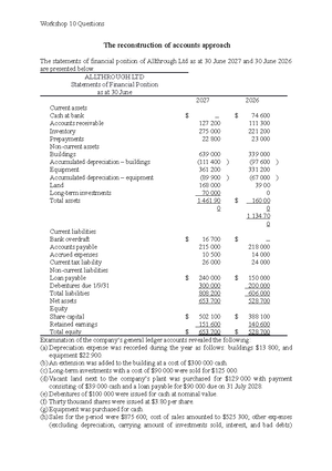 Revision questions - 2 Statement of Cash flows - solution - REVIEW ...