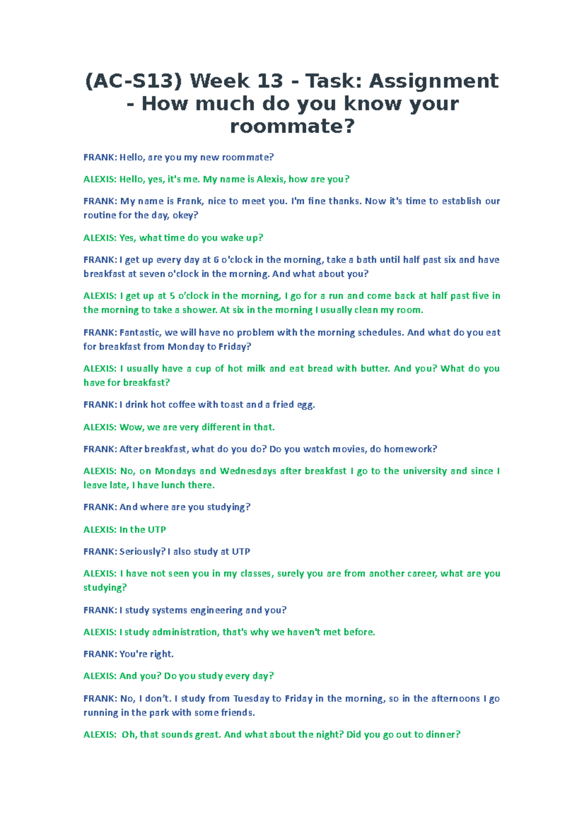 Transcript Semana 13 - (AC-S13) Week 13 - Task: Assignment - How much ...