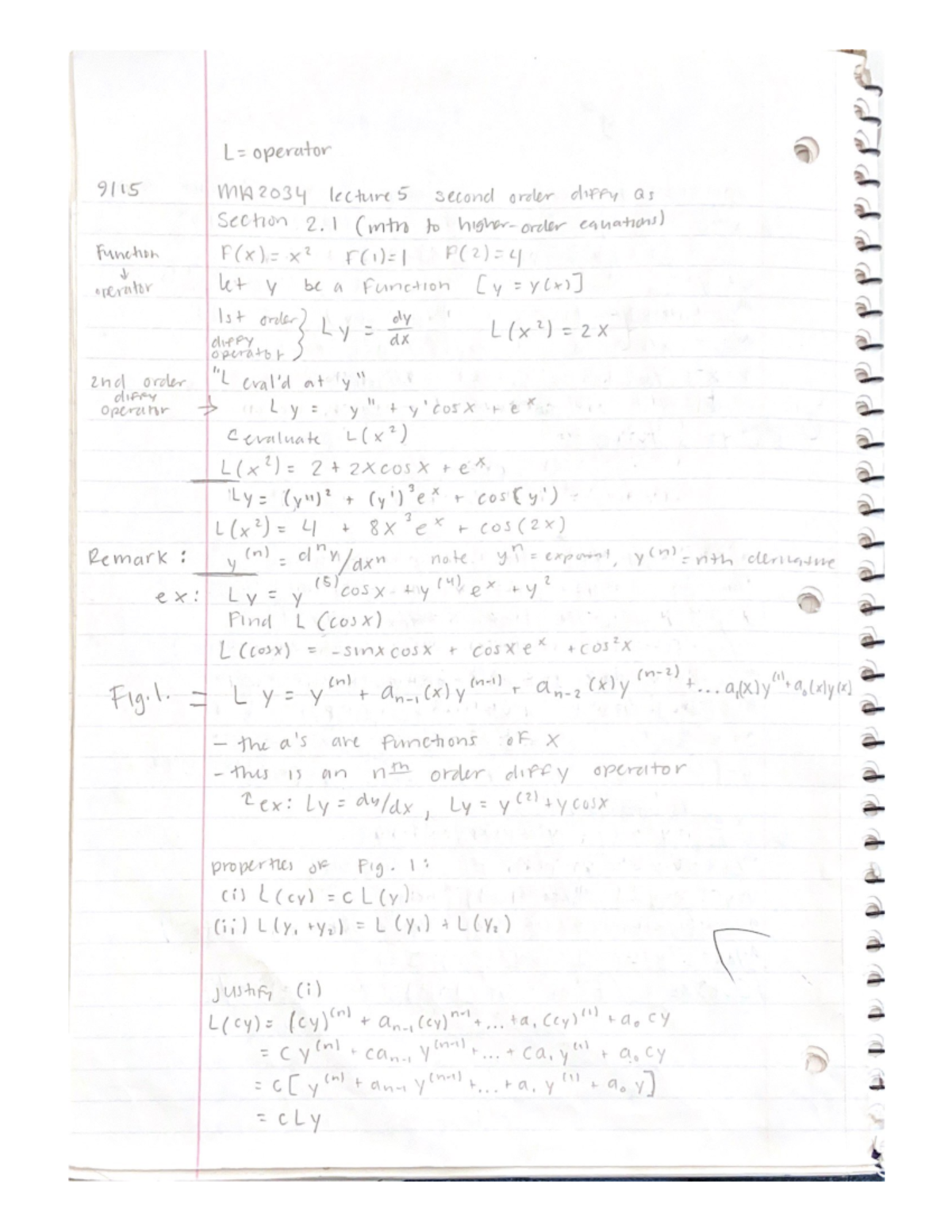 Introduction to Higher Order Equations - MA-UY 2034 - Studocu