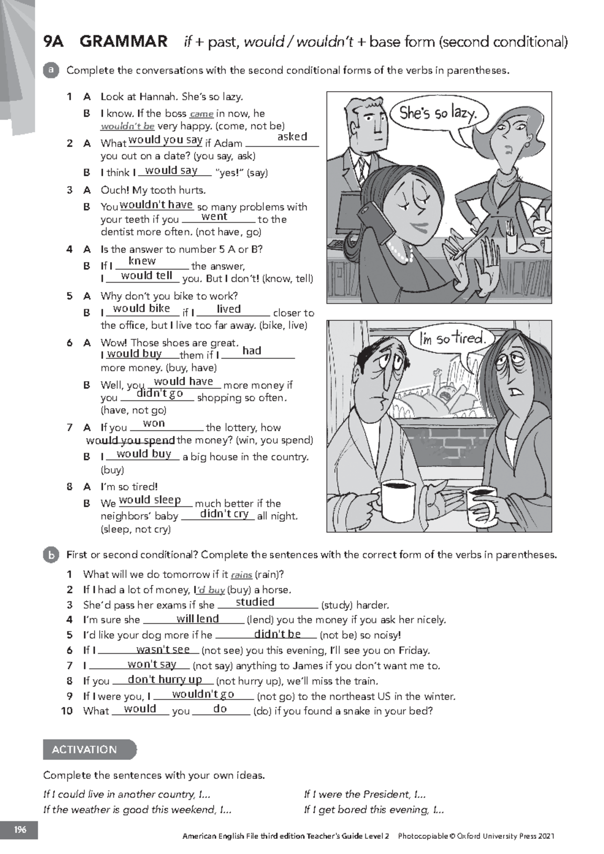 Grammar 9A Intermedio - ingles - 196196 American English File third ...