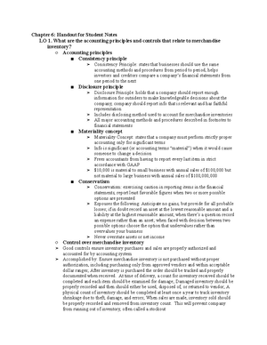 Accounting Chapter 9 Outline - Chapter 9: Handout for Student Notes LO ...