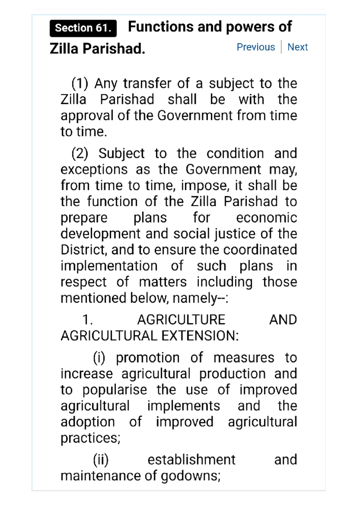 Functions of zilla parishad - Automobile engineering - Studocu