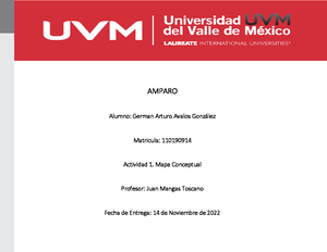 A6 Proyecto Integrador Etapa 2 - AMPARO Alumno: German Arturo Avalos González Matricula ...