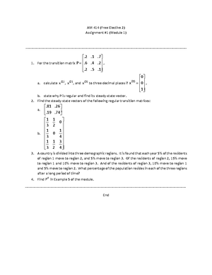 Abuyo Assignment 1 - This will guide every students in answering their ...