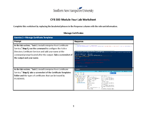 CYB 300 2 2 Lab Worksheet Customize or Write Simple Scripts - CYB 300 Module Two Lab Worksheet ...