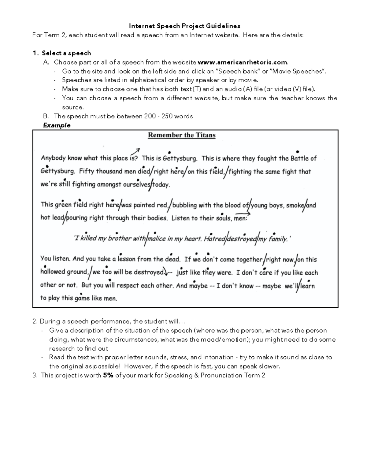 W1 Internet Speech Project Guidelines - Internet Speech Project ...