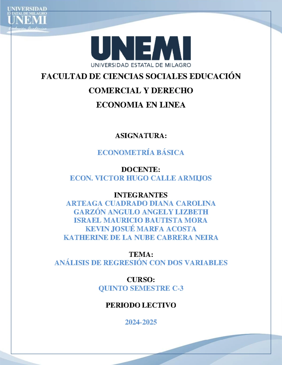 ECONOMETRIA BASICA - La tabla 3 proporciona datos sobre los índices de ...
