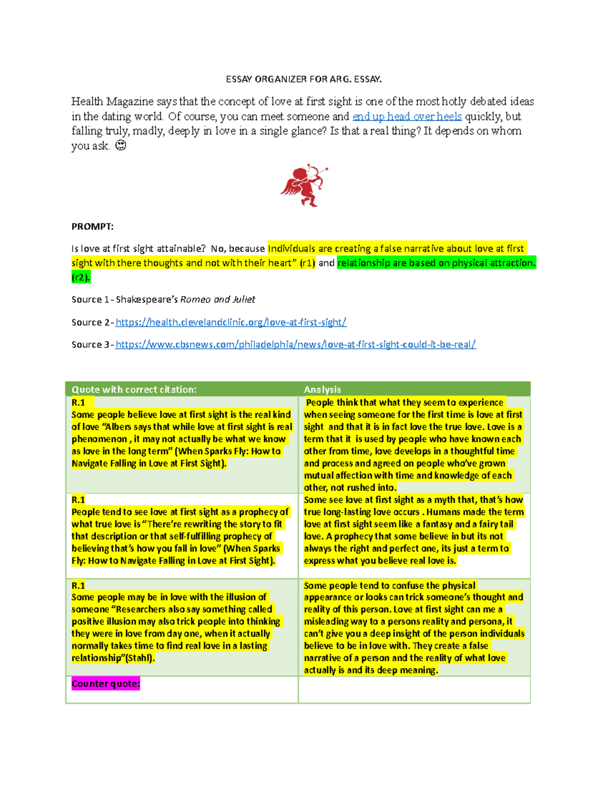 Narrative Essay About Love