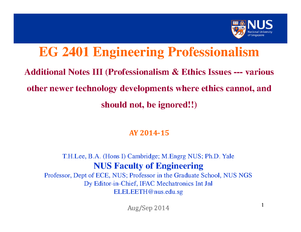 Eg2401a Thlee Addl Note 03 Various Other Newer Technology Developments