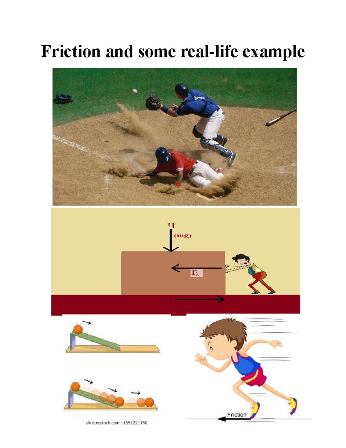 Assignment Of Physics - friction - Friction and some real-life example ...