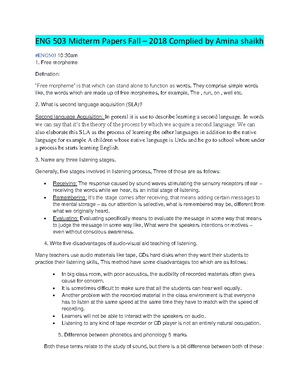 Phy101 - midterm solved - MID TERM EXAMINATION Solved MCQS BY MEHRAN ALI SHAH PHY101- Physics ...