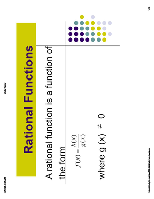 Quiz on chapter 23 - important - Integral Calculus - Studocu