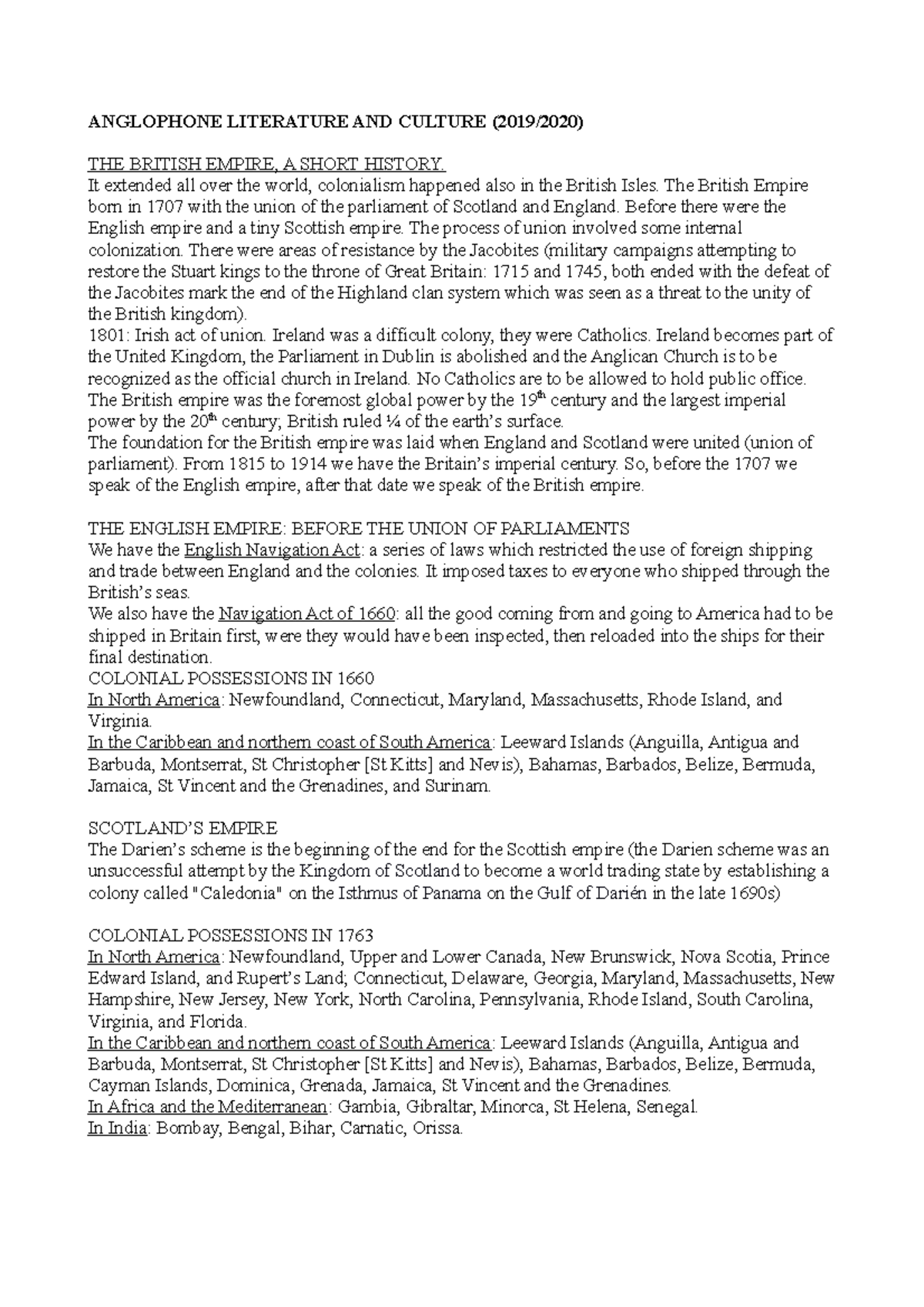 Anglophone literature and culture - ANGLOPHONE LITERATURE AND CULTURE ...