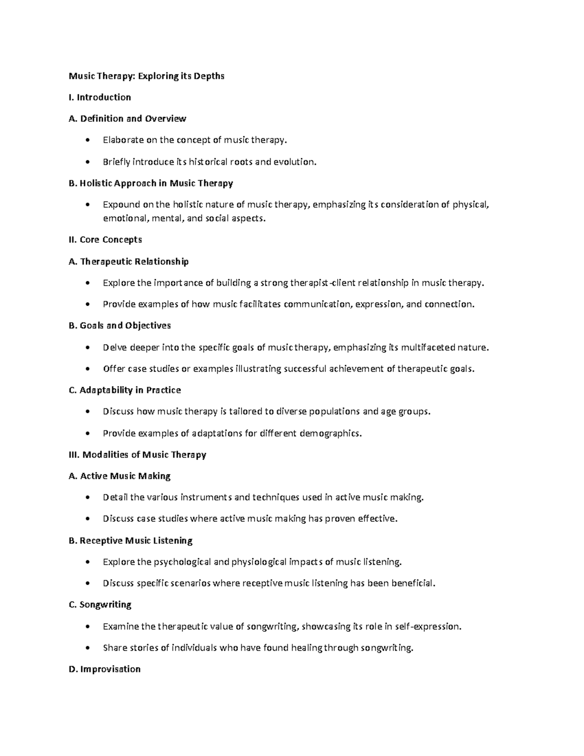 Music Therapy Notes: Exploring Its Depths - Music Therapy: Exploring ...