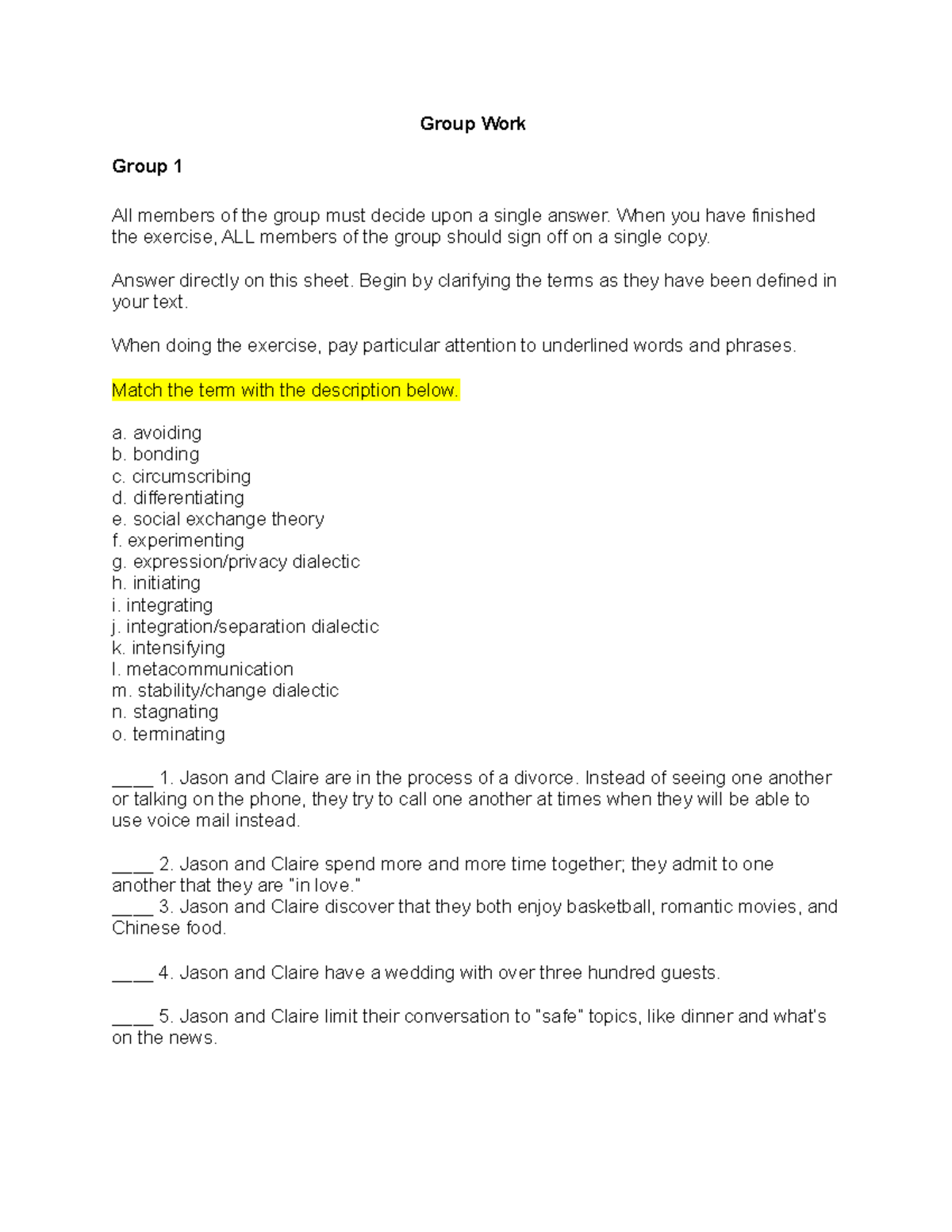 CYC301F21 Chpt8 Group Work Activity Wk7 - Group Work Group 1 All ...