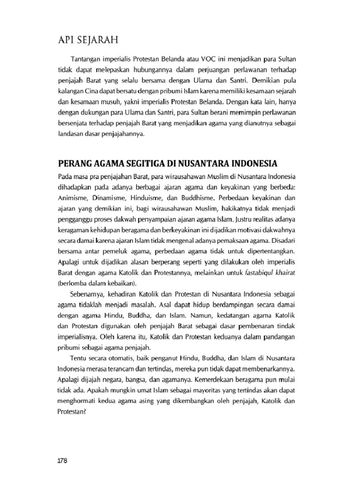 Api sejarah jilid 1-73 - Pendidikan Agama Islam - Studocu