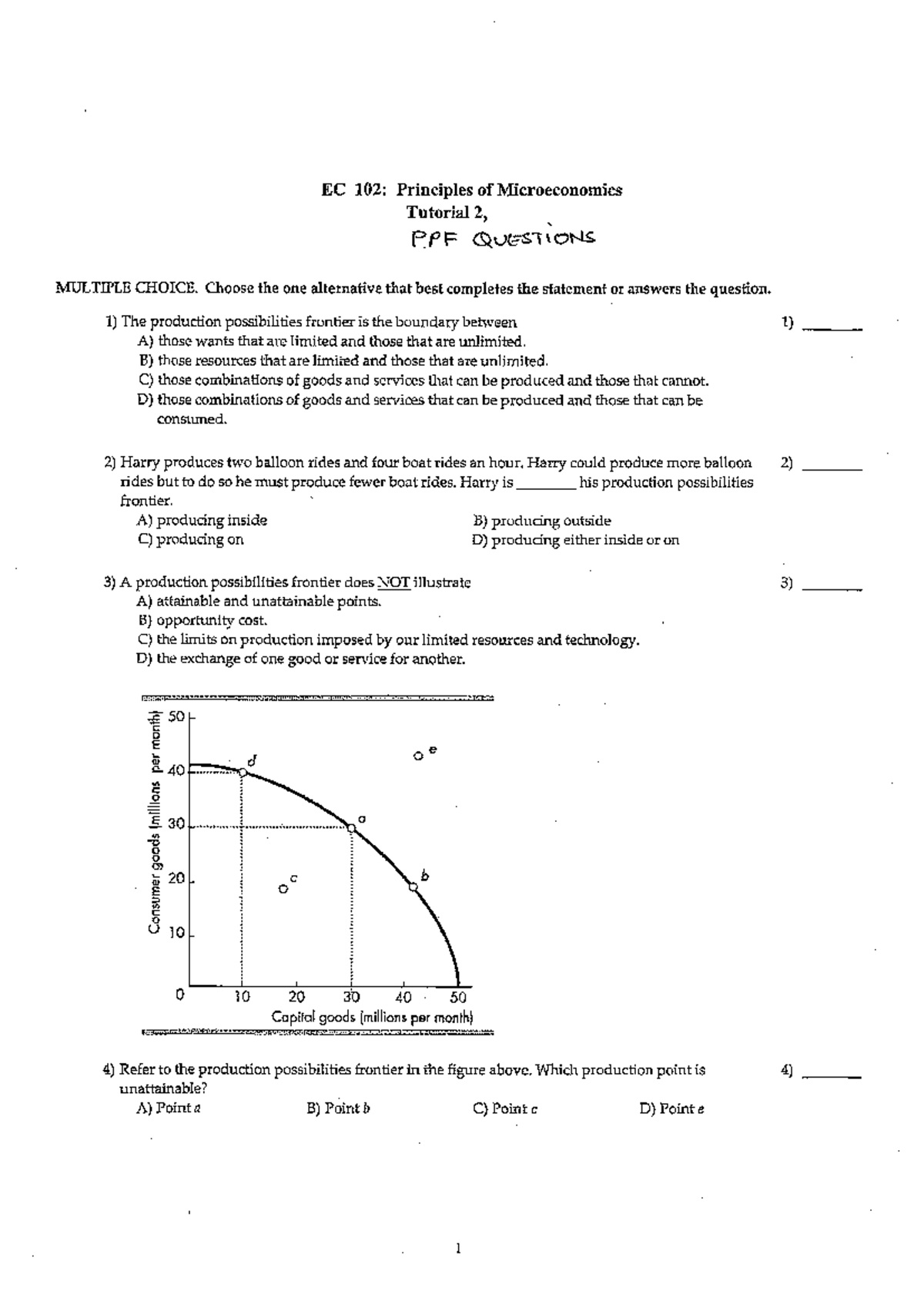 Tutorial 2 week 3 questions - INTRODUCTION TO MICROECONOMICS - Studocu