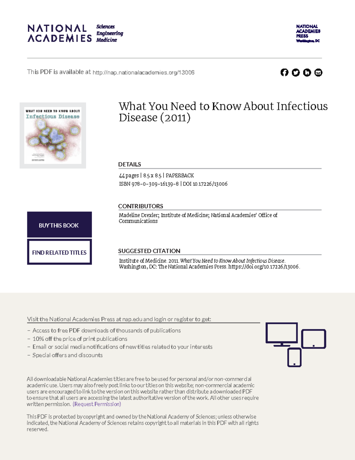 13006 - gbgf - CONTRIBUTORS DETAILS All downloadable National Academies ...