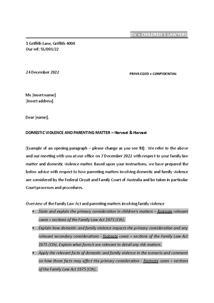 Assessment Item 3 - DVA-Form1 - Domestic and Family Violence Protection ...