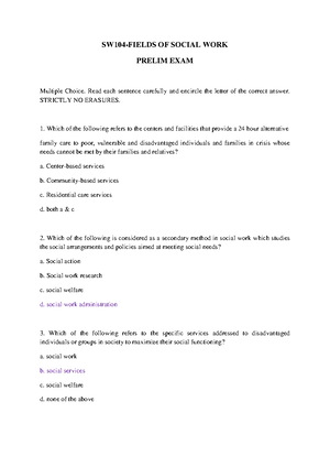 Social WORK Statistics(SW 201) - SOCIAL WORK STATISTICS (STATISTICAL ...