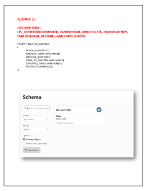 DBMS Korth 6th Edition 7th Chapter Question 22 - Question Design a ...