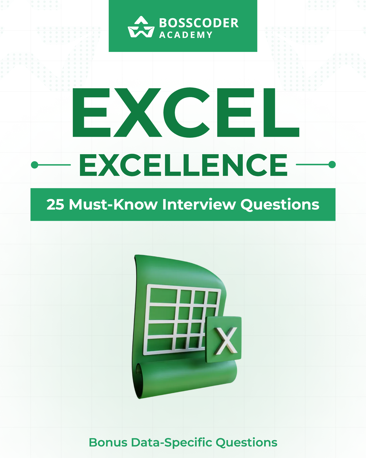 Excel Interview questions 💡 - Bonus Data-Specific Questions Excellence ...