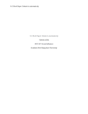 3-2 Short Paper: Commitment and Consistency - 1 3-2 Short Paper ...