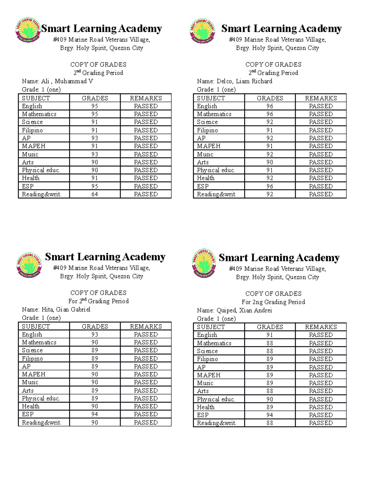 2nd grading grade - adaasdddwadasfagasrg aga awefasd awfasasd wadasd ...