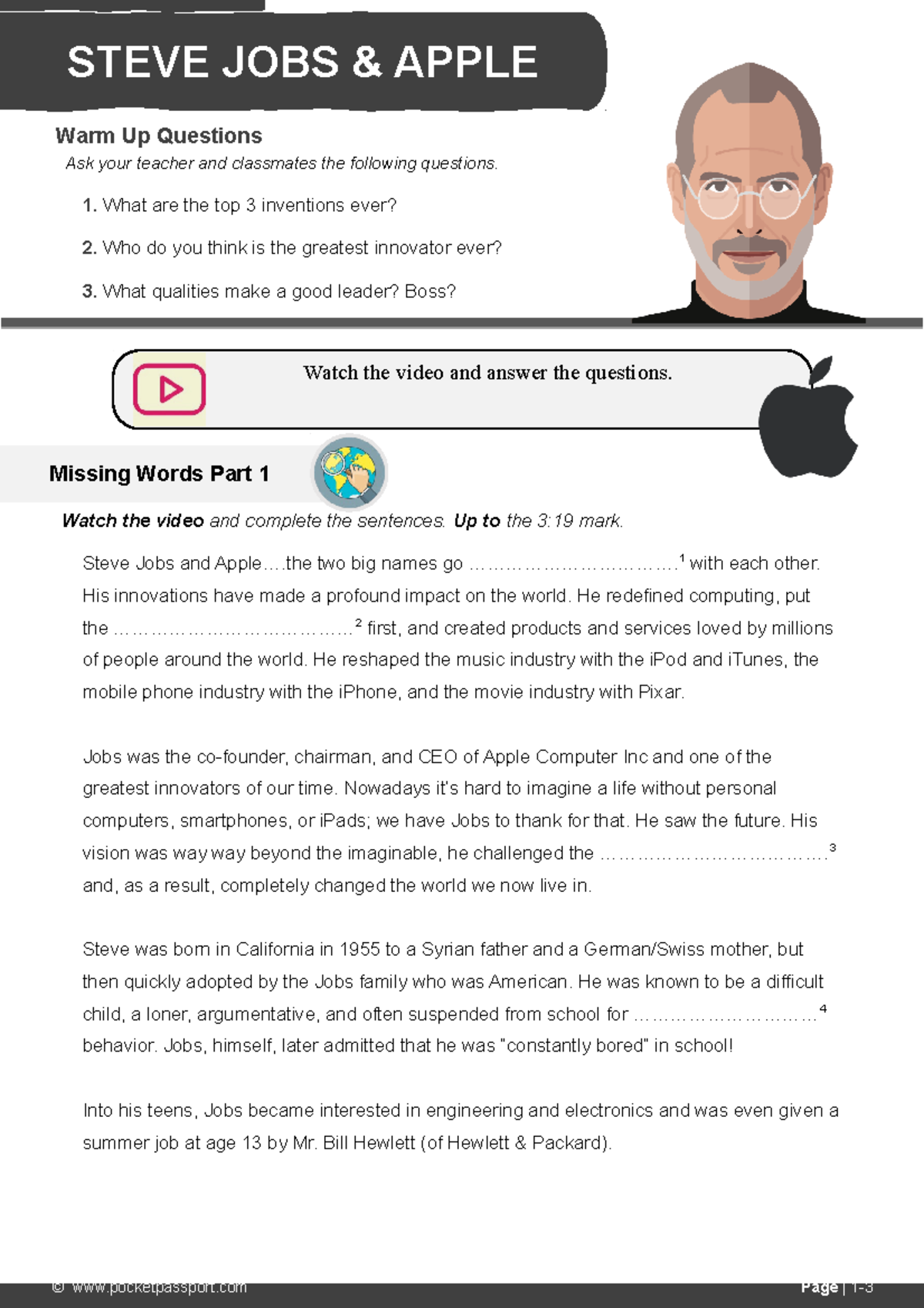 Steve-jobs-apple-conversation-topics-dialogs-picture-description-ex ...