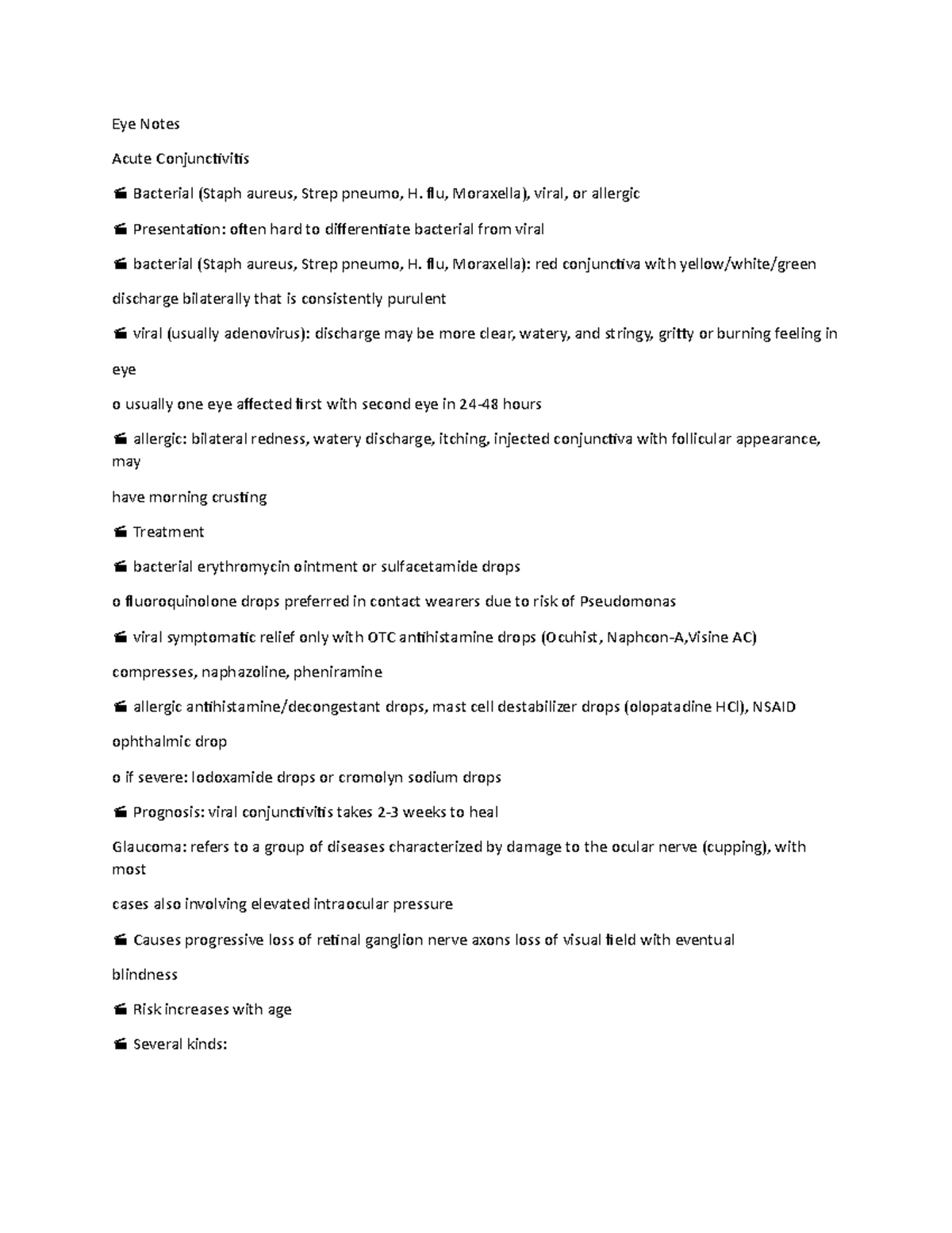 Eye Notes - Eye anatomy, physiology, disorders - Eye Notes Acute ...