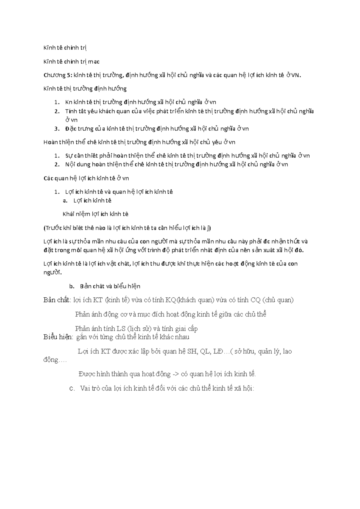 5 - bài tập - Kinh tếế chính trị Kinh tếế chính tr macị Ch ương 5: kinh tếế th tr ị ường, đ nh h ...