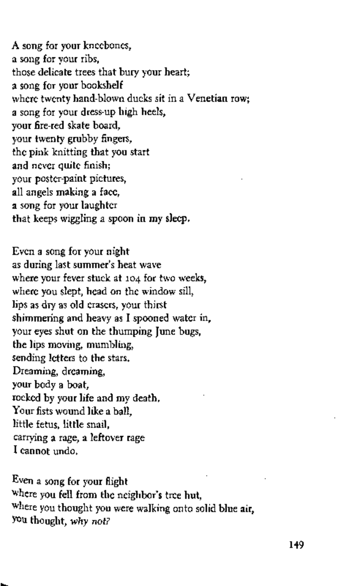 Anne Sexton - The Complete Poems 177 - A song for your kneebones, a ...