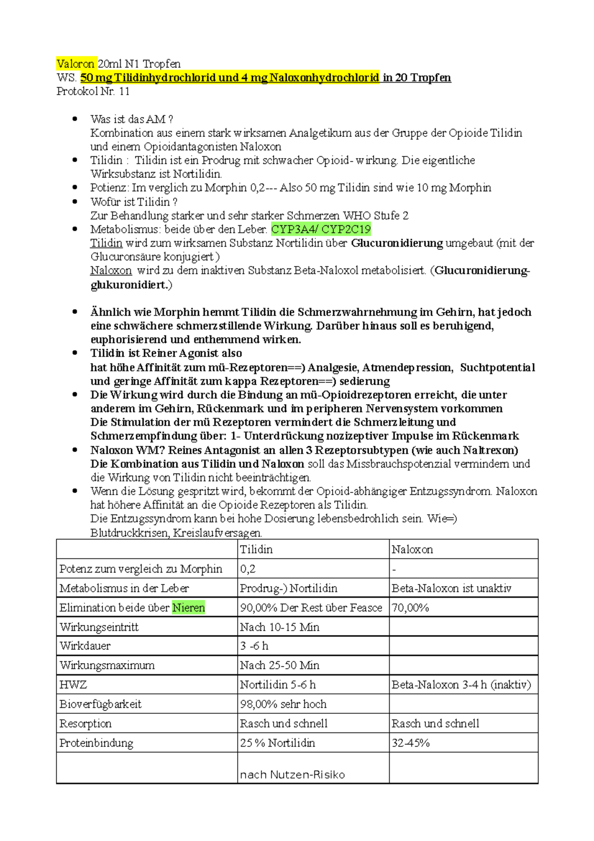 Valoron N Topfen 1 - Opioide in der Praxis - Valoron 20ml N1 Tropfen WS ...