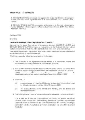 Summative Assessment 2 - Style Heads of Terms - [ON HEADED NOTEPAPER OF ...