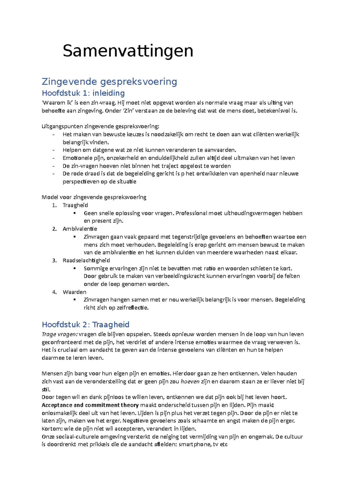 Samenvattingen bijna alle literatuur van KvL 2 - Samenvattingen ...