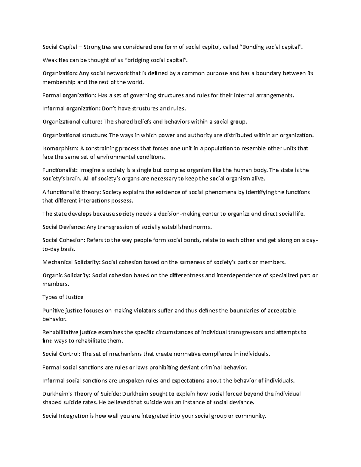 Document 27 - Practice material - SOCI 1101 - Studocu