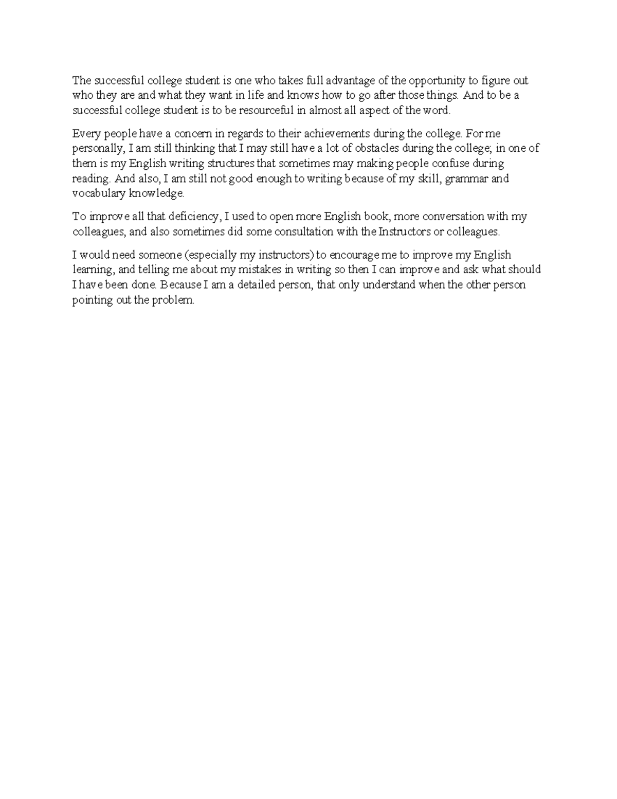 College Success - Learning Strategies - The successful college student ...