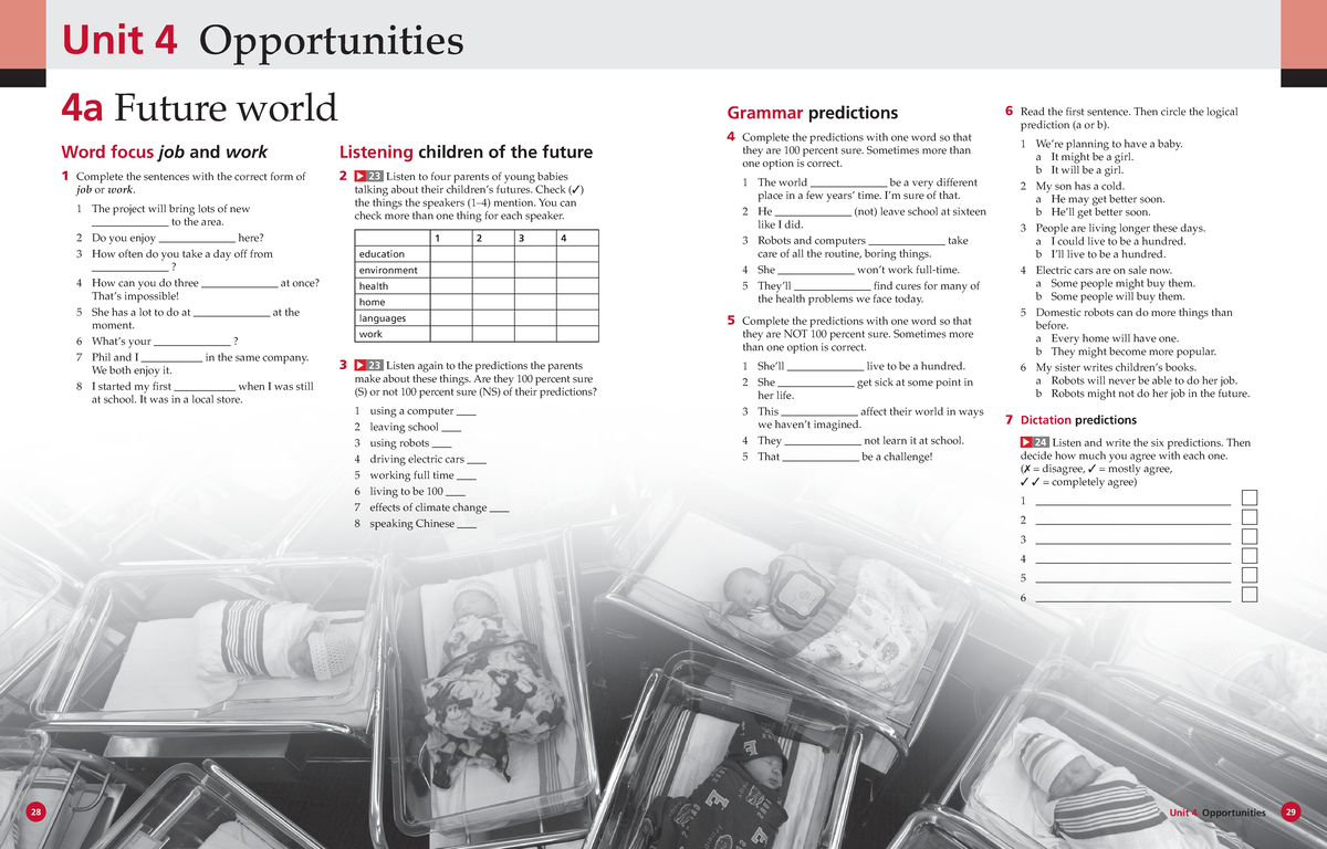 Life 2e Am E WB4 Unit 4 - Ingles - Unit 4 Opportunities Word focus job ...