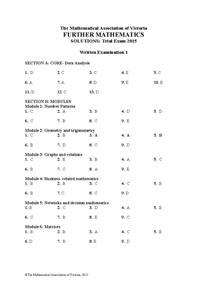 HSC Advanced Maths Exam Booklet Differentiation Geometrical ...