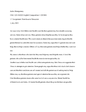 ARIA Test Worksheet - The A.R.I Test Worksheet The following questions ...