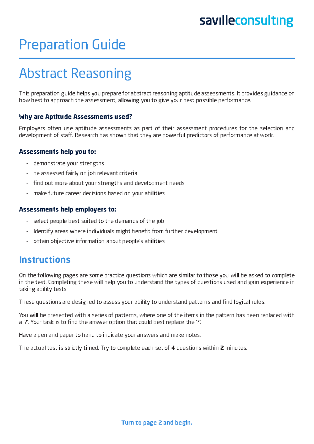 -Abstract Reasoning- Aptitude Assessments - Preparation Guide Abstract ...